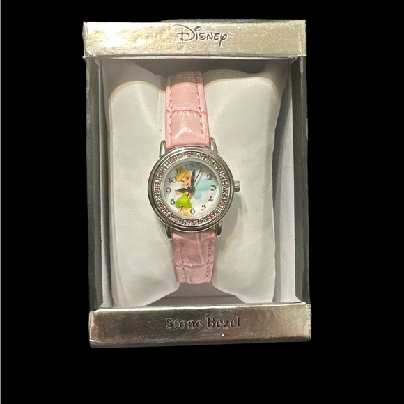 Accessories | Mz Berger Co Disney Tinkerbell Watch Wpink Leather Band ...